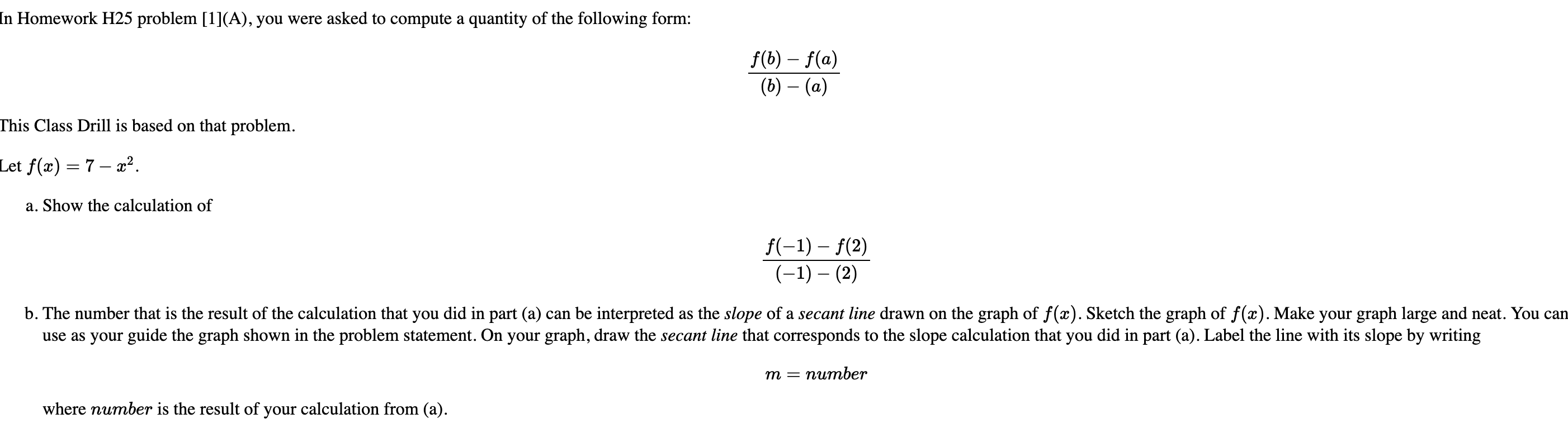 Solved In Homework H25 ﻿problem 1, ﻿you were asked to | Chegg.com