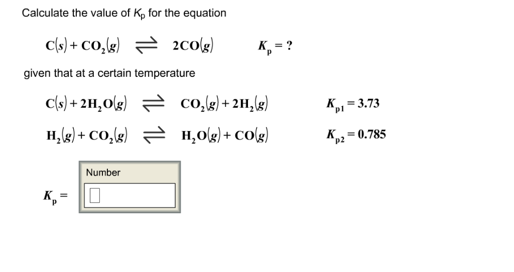 Solved At a certain temperature, the Kp for the | Chegg.com