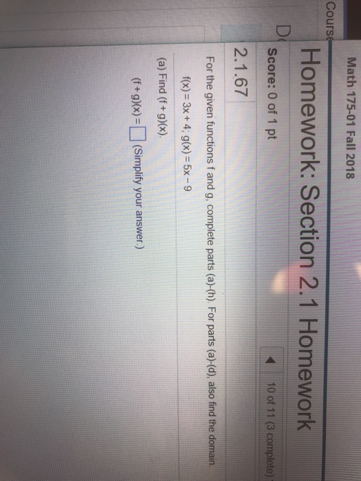 Solved Homework Section 2 1 Homework Score 0 38 Of 1 Pt 11