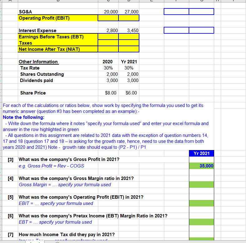Solved Instructions A) Calculate the total Current Assets, | Chegg.com