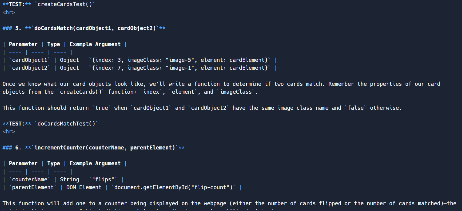 Solved # Portfolio Project: Match Game \#\# Contents - | Chegg.com