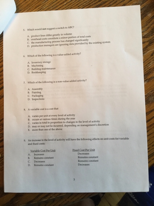 Solved Problem 1: Multiple-Choice Questions (48 points) | Chegg.com