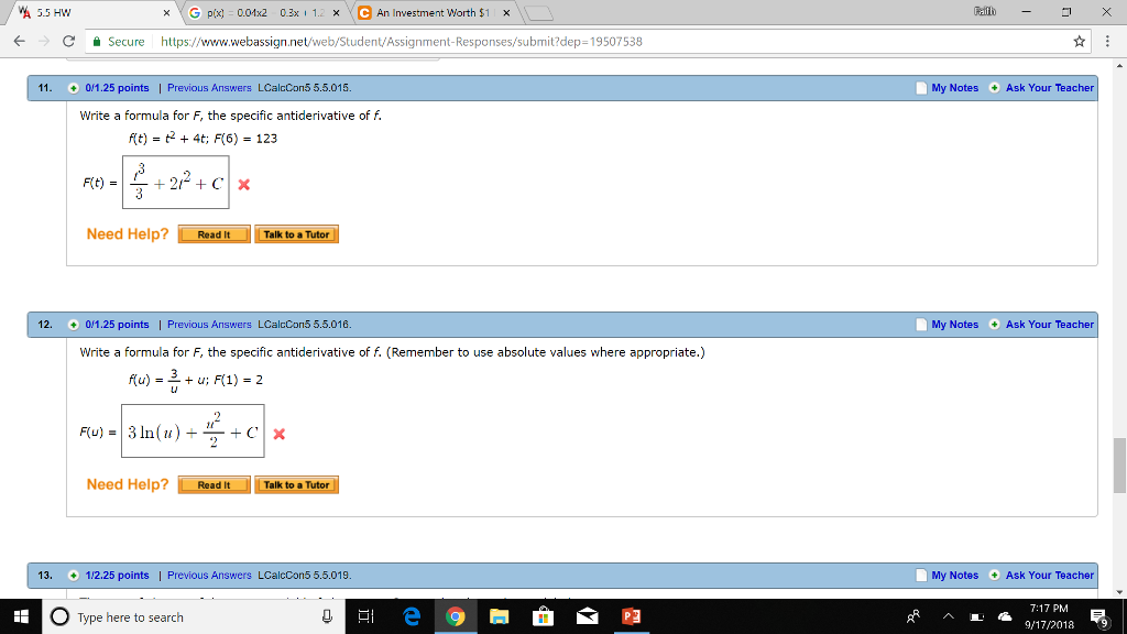 Solved Write a formula for F, the specific antiderivative of | Chegg.com