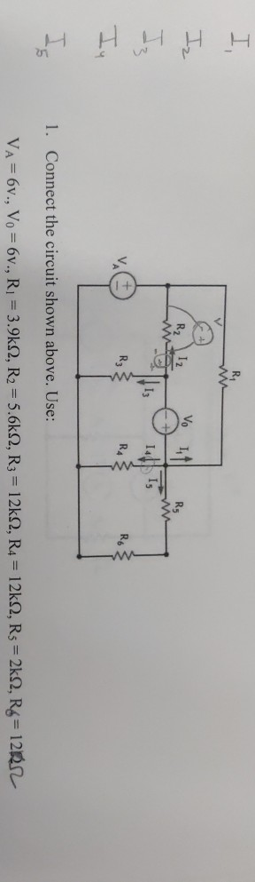 Solved Solve for V1,V2, V3, V4, V5, V6 and I1,I2,I3,I4,I5,I6 | Chegg.com