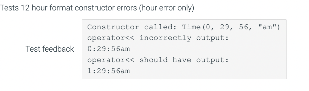 Solved Implement a Time class. main.cpp #include | Chegg.com