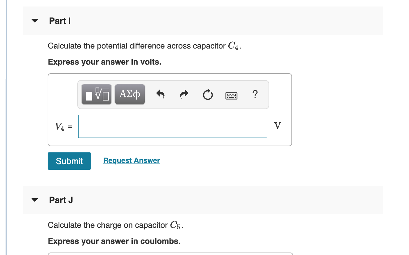Solved AED ? F C3 ac D Submit Request Answer C2 C5 C4 Part | Chegg.com