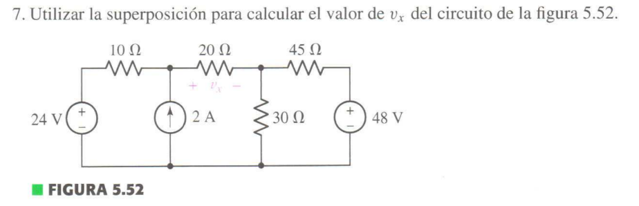 Solved 7. ﻿Utilizar la superposición para calcular el valor | Chegg.com