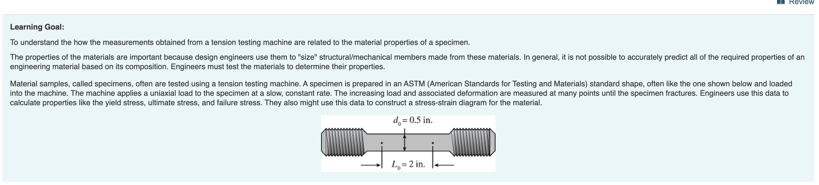 Solved Review Learning Goal: To understand the how the | Chegg.com
