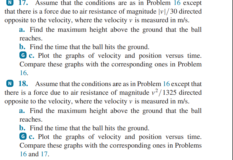 Solved problem 16 is the initial problem which has already | Chegg.com