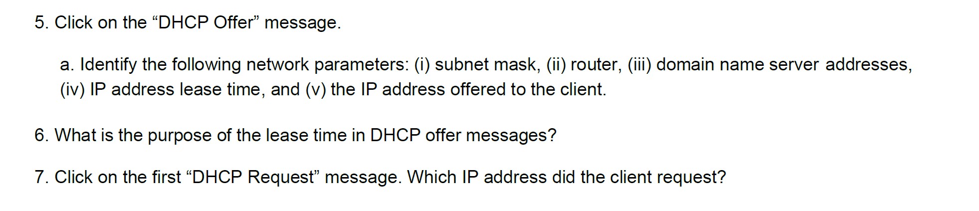 Solved Network and Communications Answer the following | Chegg.com
