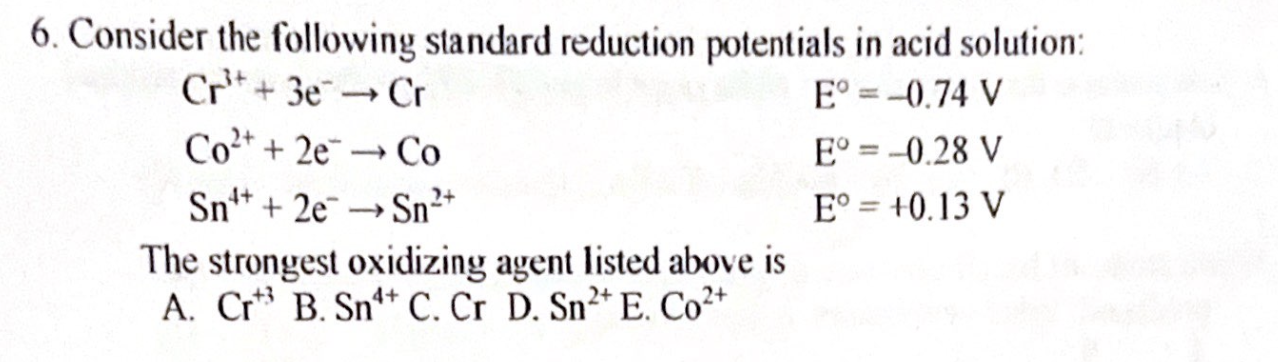 Solved 6. Consider the following standard reduction | Chegg.com