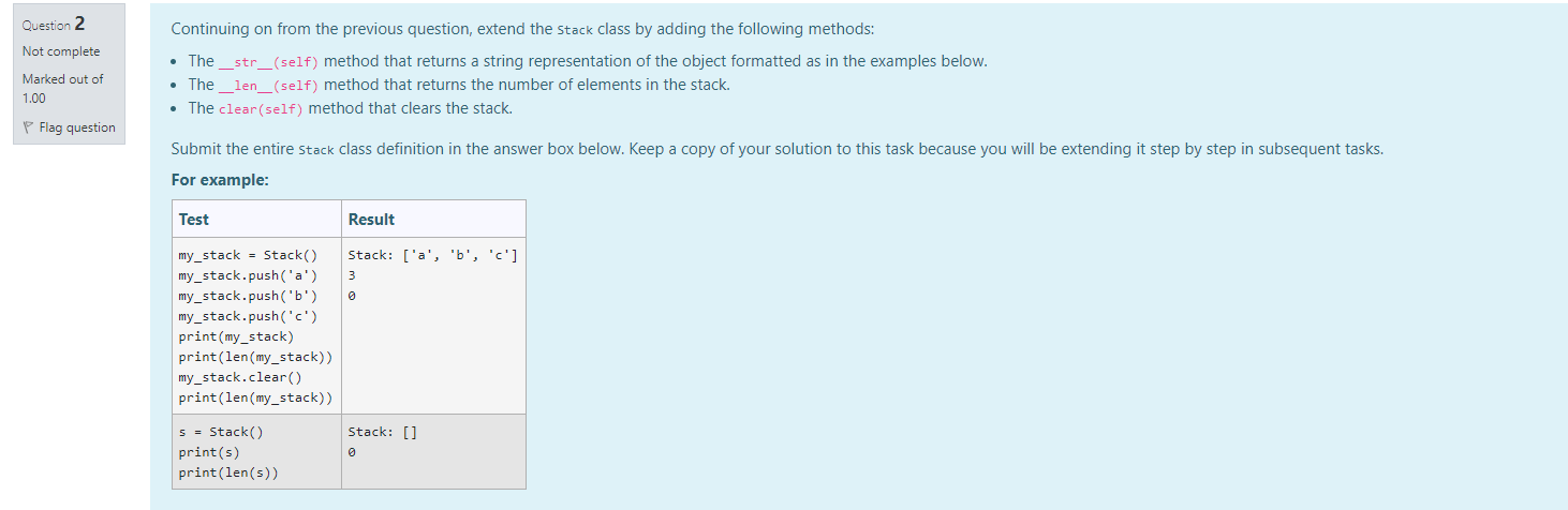 Solved Question 1 Not complete Marked out of 1.00 An | Chegg.com