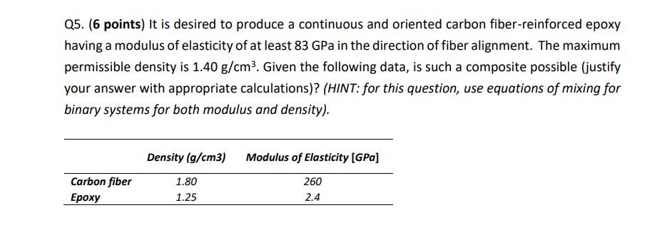 Solved 5. (6 ﻿points) ﻿It is desired to produce a continuous | Chegg.com