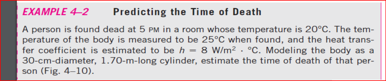 Solved EXAMPLE 4-2 Predicting the Time of Death A person is | Chegg.com