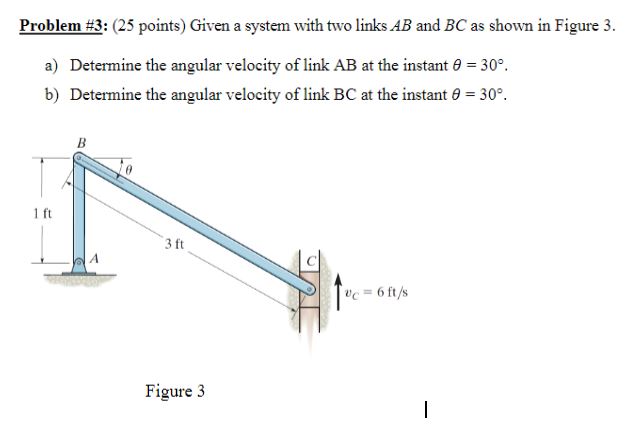 Solved Problem #3: (25 ﻿points) ﻿Given a system with two | Chegg.com