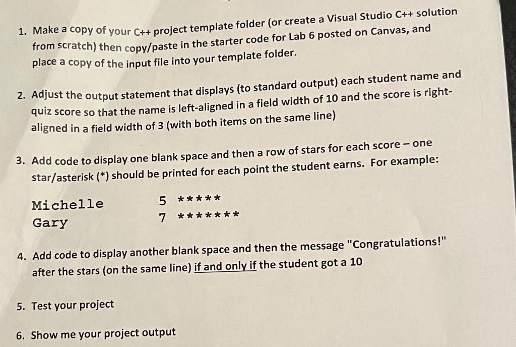 Solved Starting code #include #include | Chegg.com
