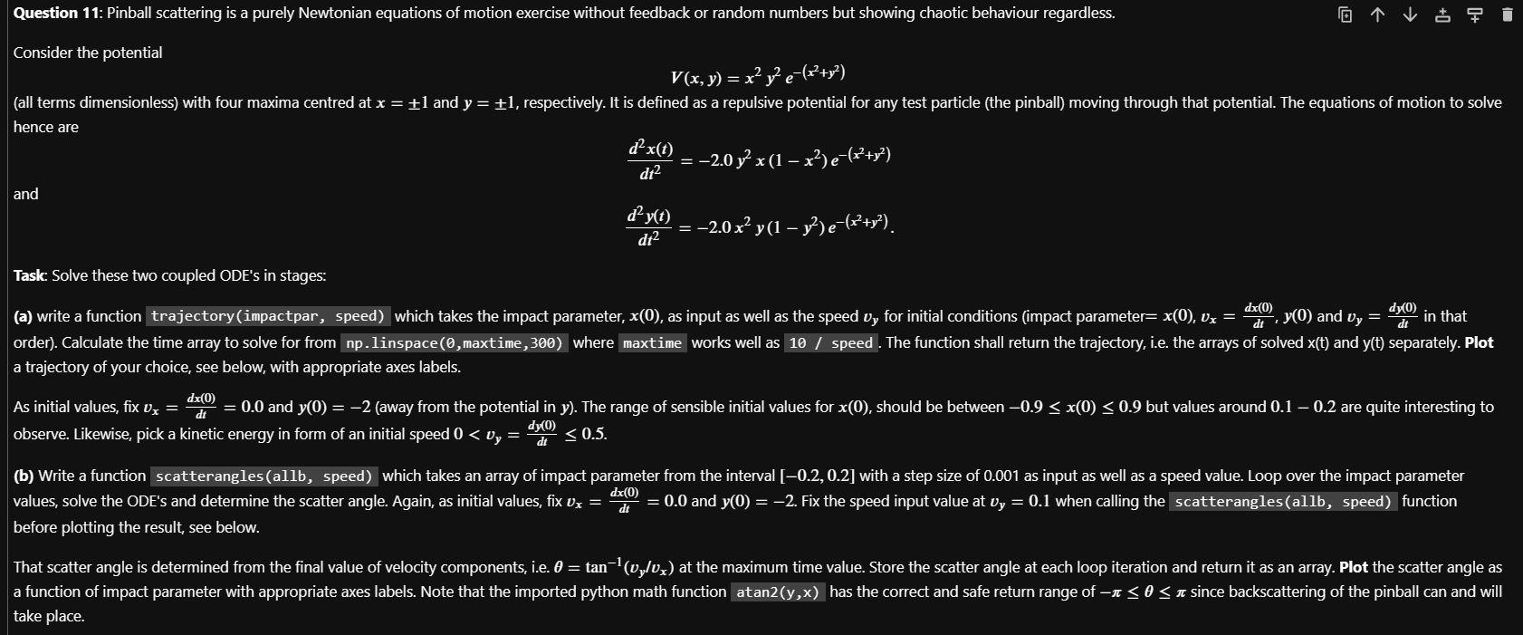 Solved Solving Ode Using Python This Is What I Have Got 