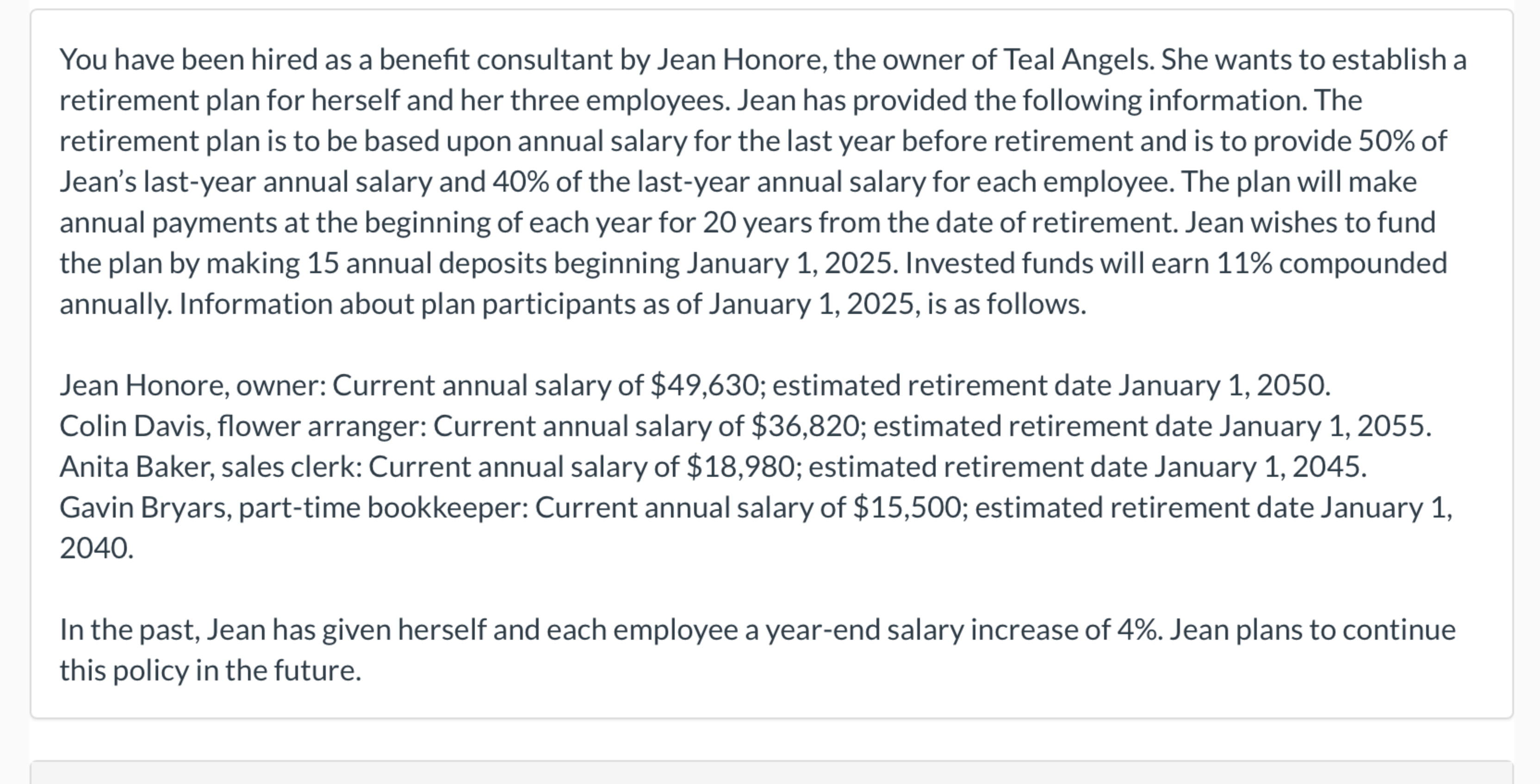 Solved Please help. I keep getting the wrong numbers. | Chegg.com