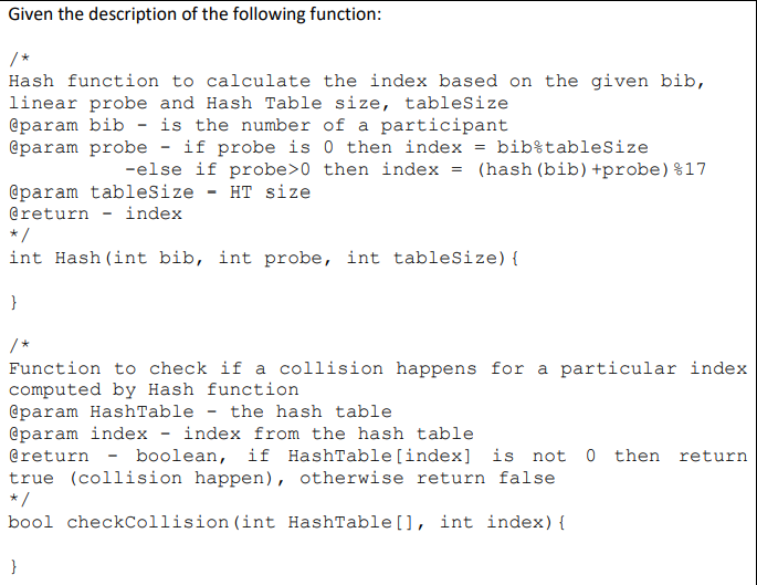 Solved PART 2 - Exercise 1 - Hashing sed on the example | Chegg.com