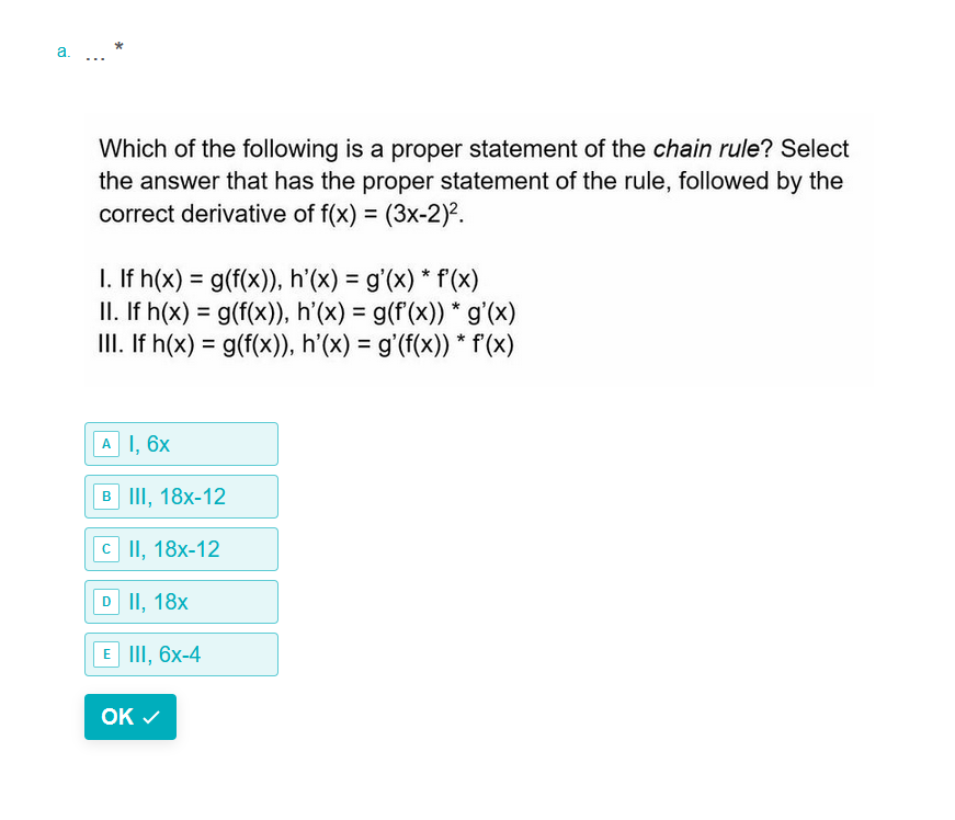 Solved a. Which of the following is a proper statement of | Chegg.com