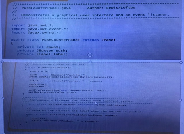 Solved Refer to the Push Counter Example in the Buttons and | Chegg.com