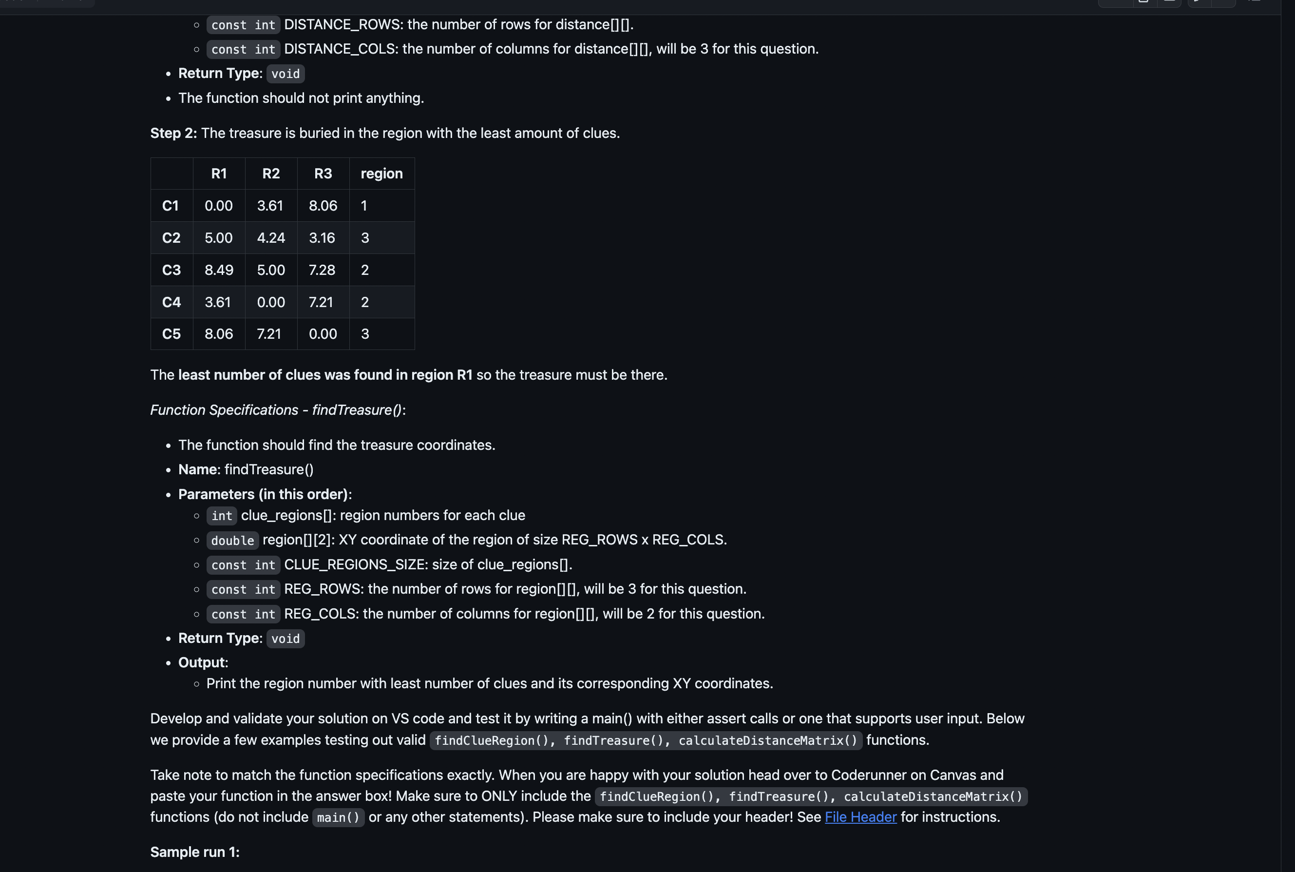 Solved Sample Run 2 Elements In Arrays Const Int Clue Rows