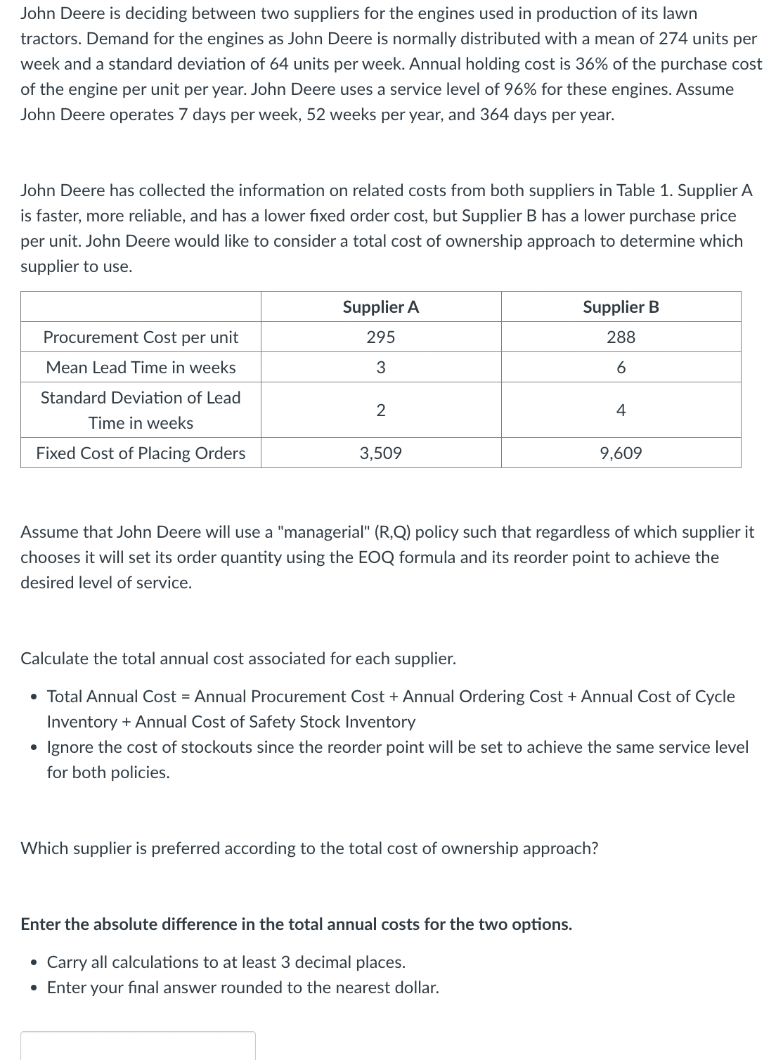 Solved Please show work either in Excel with formulas or | Chegg.com
