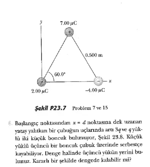 Sekil P23.7 Problem 7 ve 15 B. Bașlangıc̣ noktasindan | Chegg.com