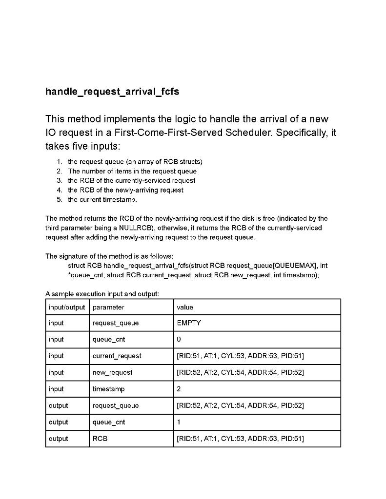 Disk Scheduling Lab This lab project addresses the | Chegg.com