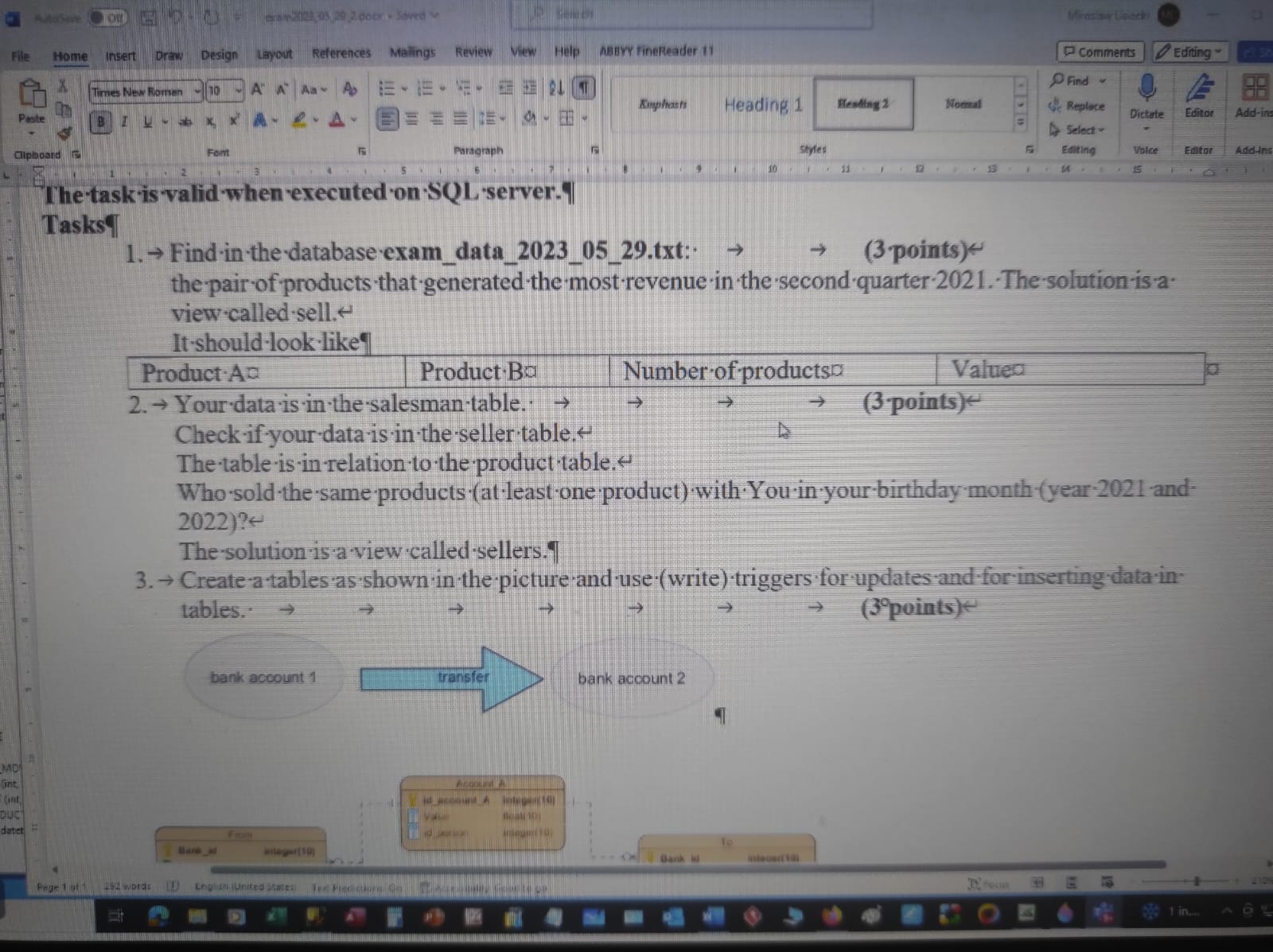 Solved Tasks→ ﻿Find * ﻿in the database | Chegg.com