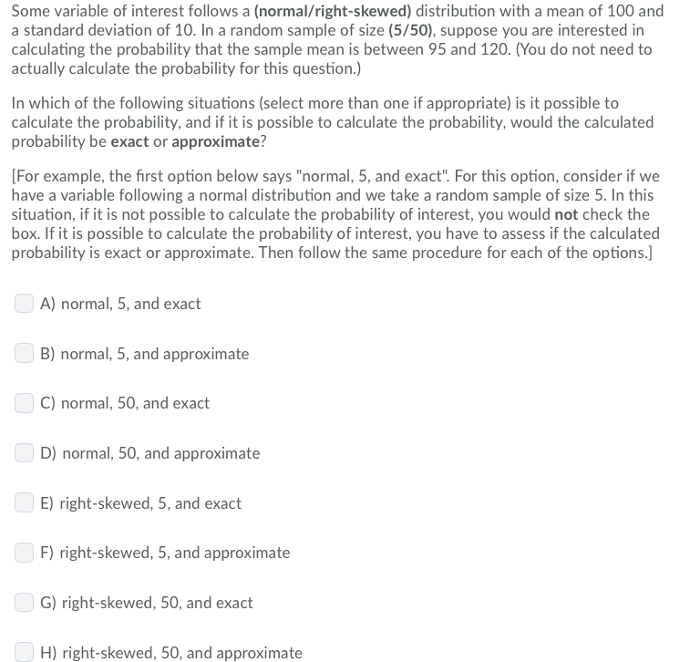 Solved Some variable of interest follows a | Chegg.com