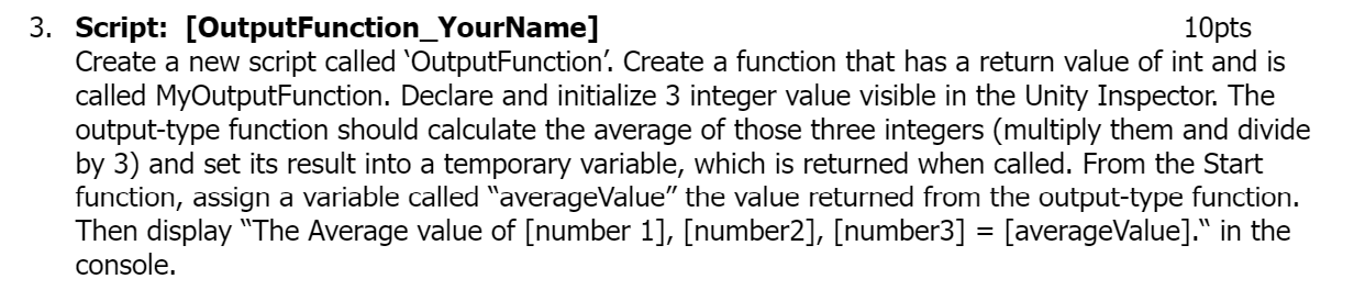 Solved Script Outputfunctionyourname 10pts Create A New 7918