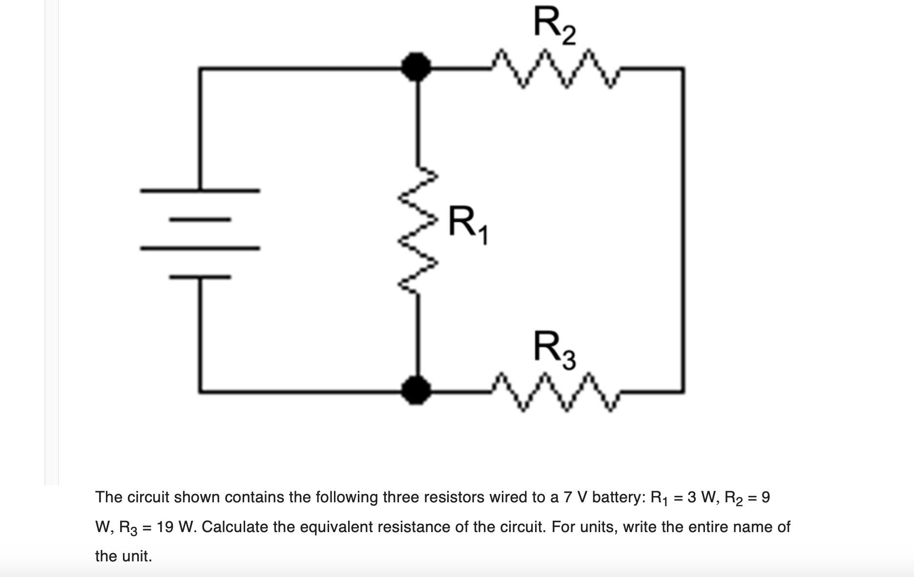 Solved The circuit shown contains the following three | Chegg.com