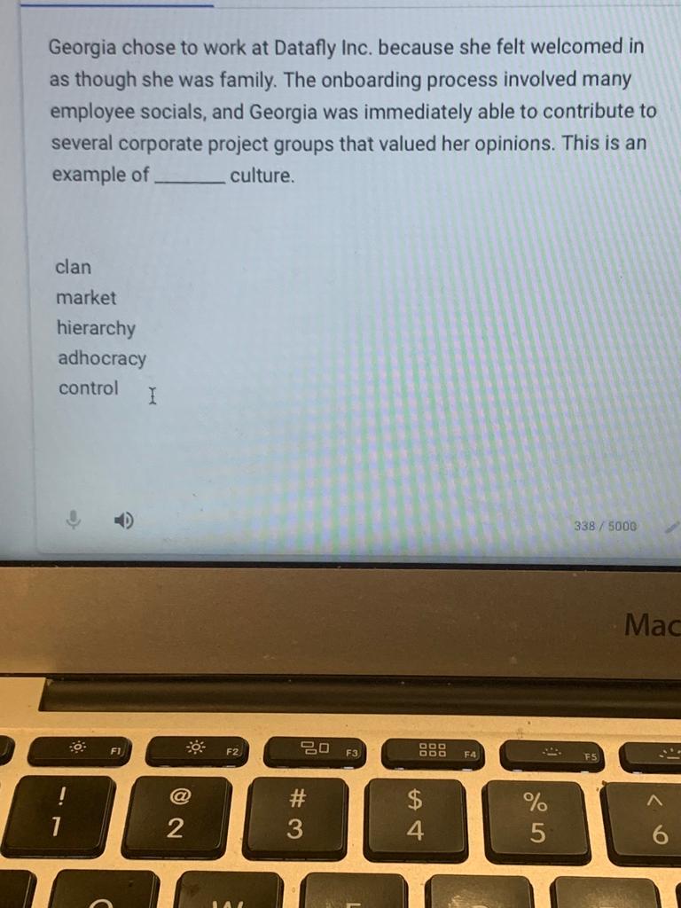 Solved Georgia chose to work at Datafly Inc. because she | Chegg.com