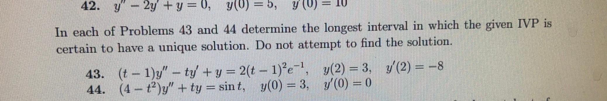 Solved In each of Problems 43 and 44 determine the longest | Chegg.com