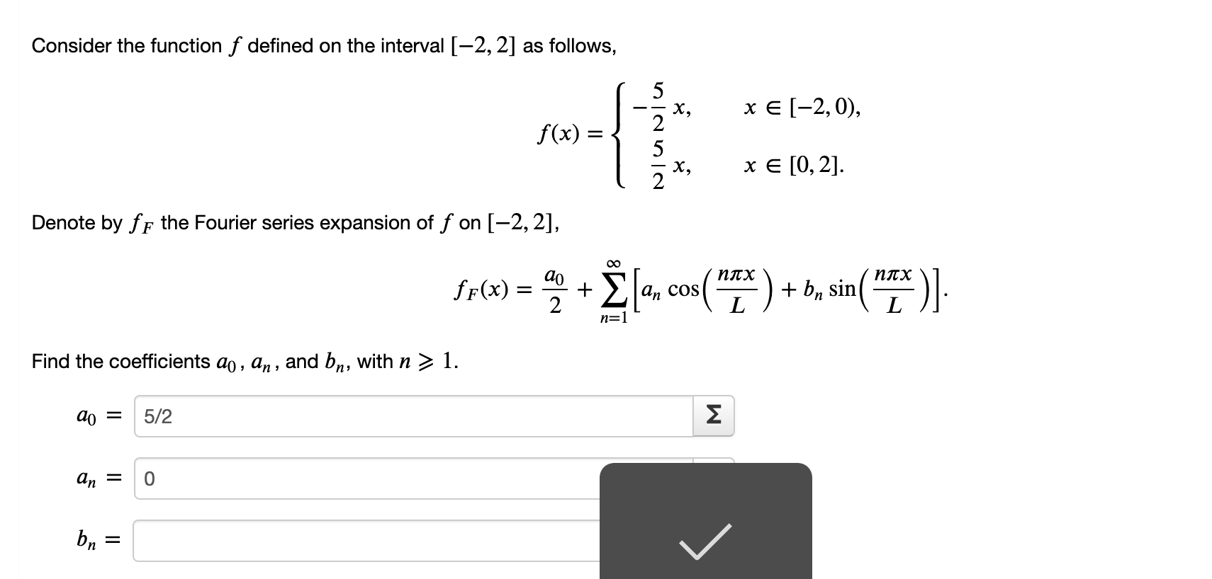 Solved Given the function 𝑓(𝑥)=3𝑥+4 ( )=3 +4 defined on | Chegg.com