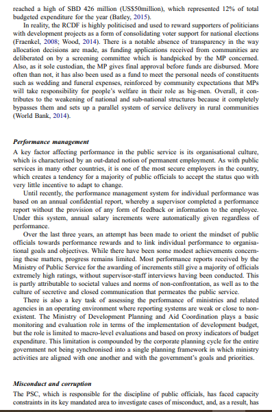 Solved RESEARCH ARTICLE The Solomon Islands public service: | Chegg.com