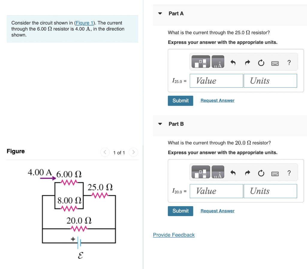 Solved Consider the circuit shown in . The current through | Chegg.com