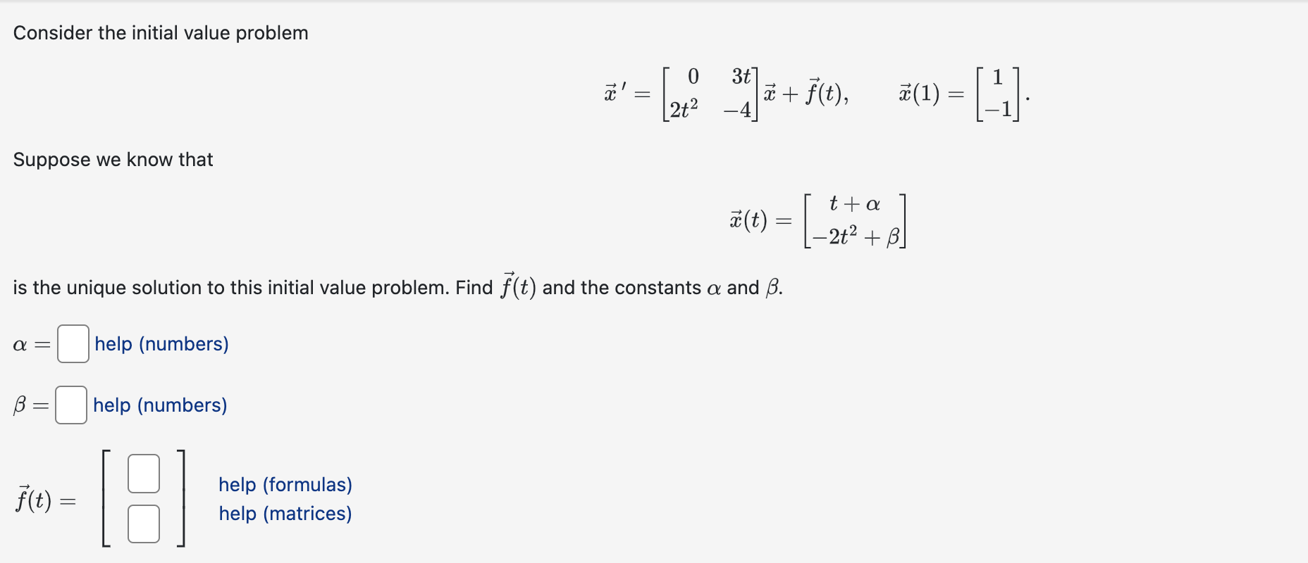 Solved Consider the initial value | Chegg.com