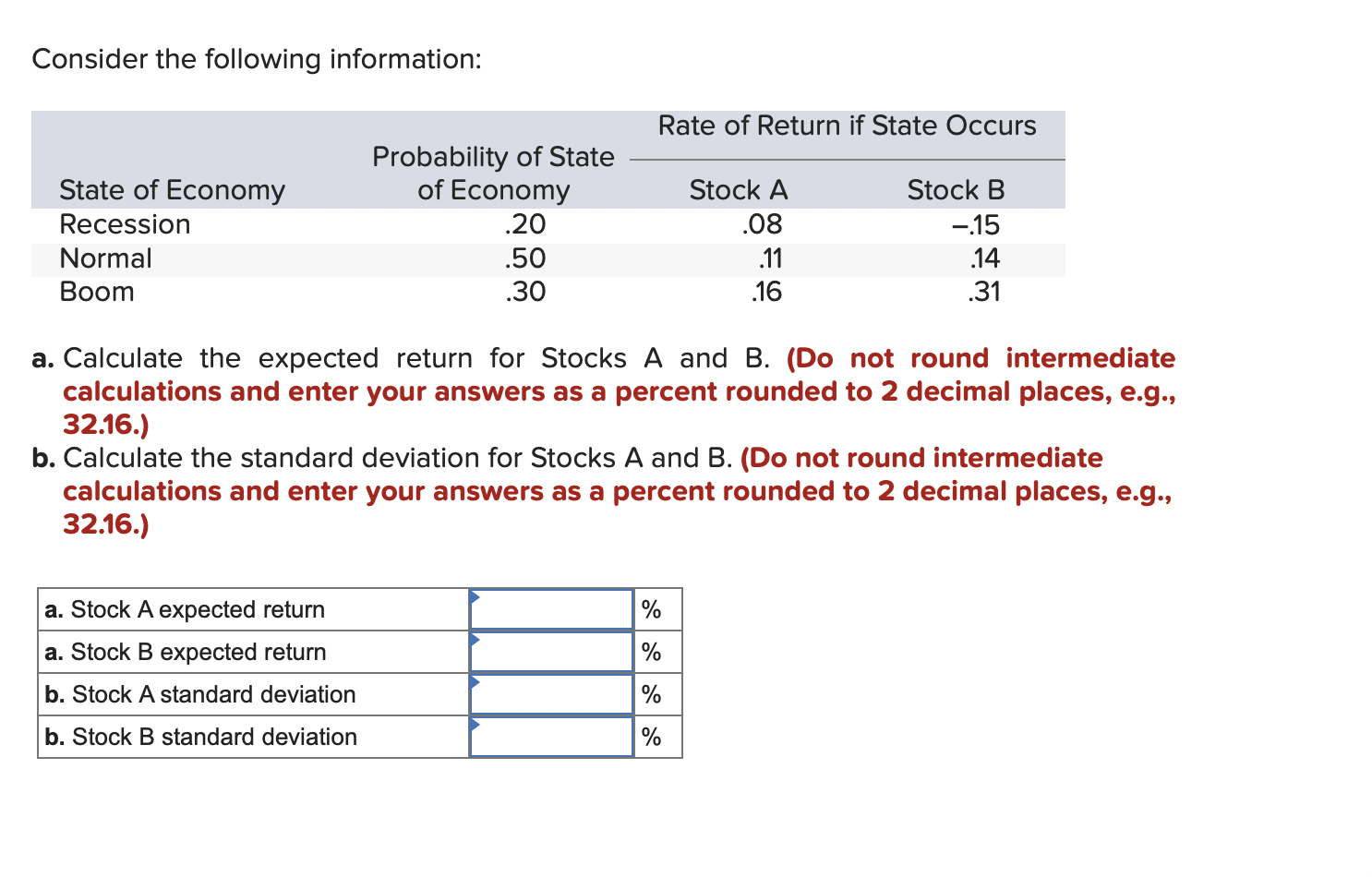 [Solved]: Consider the following information: a. Calculate