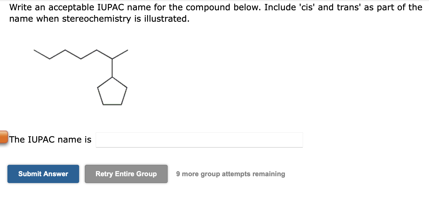 Solved Draw a structural formula for | Chegg.com