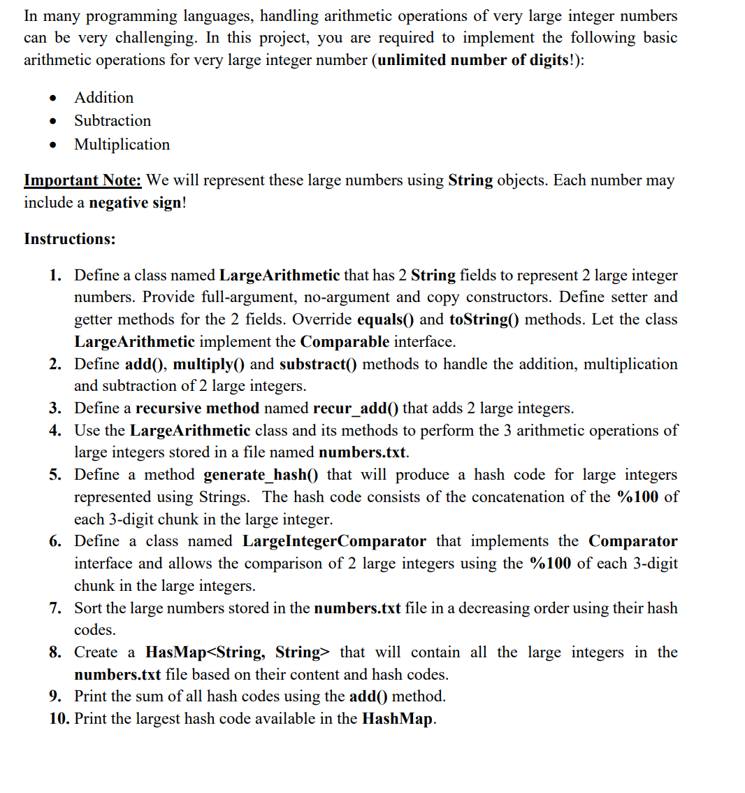 Solved In many programming languages, handling arithmetic | Chegg.com