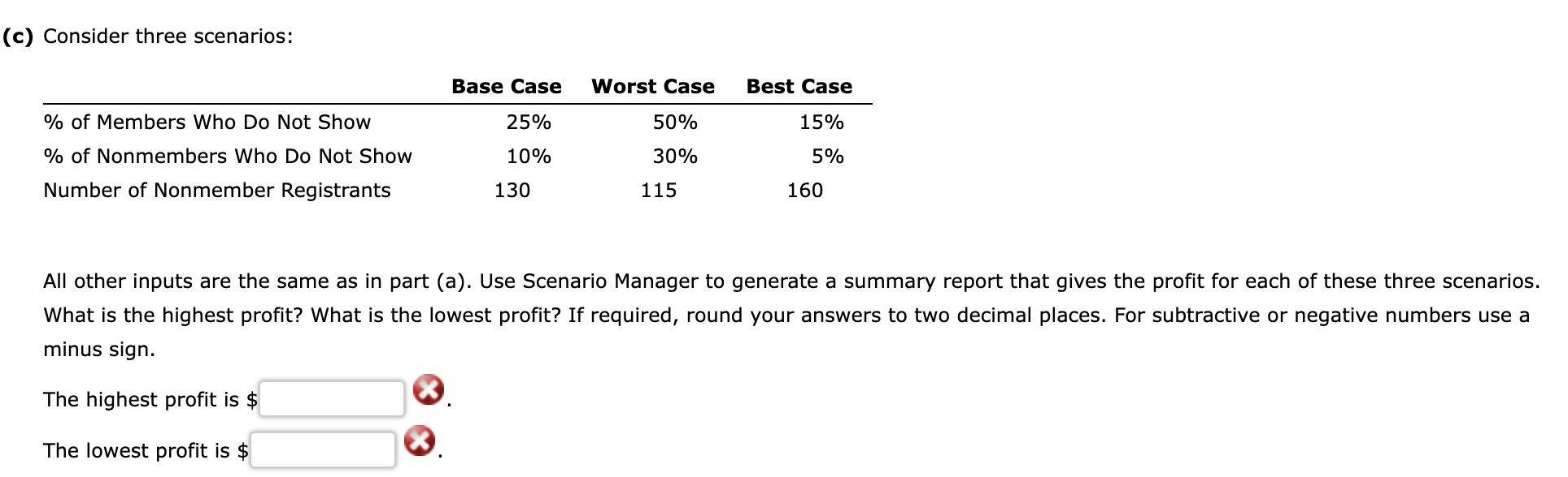 Solved The University of Cincinnati Center for Business | Chegg.com