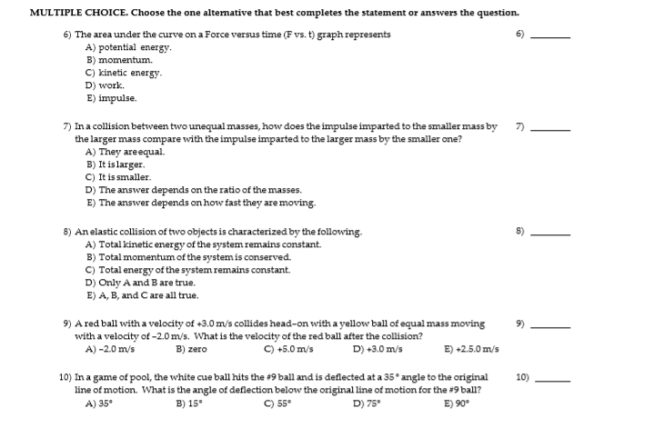 Solved MULTIPLE CHOICE. Choose the one altenative that best | Chegg.com
