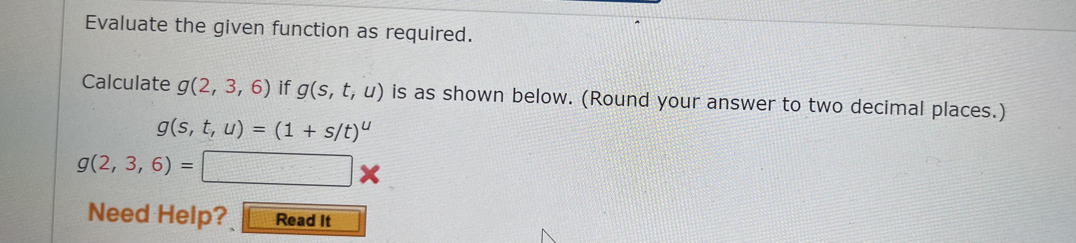 Solved Evaluate the given function as required.Calculate | Chegg.com