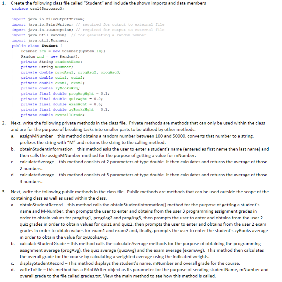 Solved 5. Compare your output to this sample output to | Chegg.com