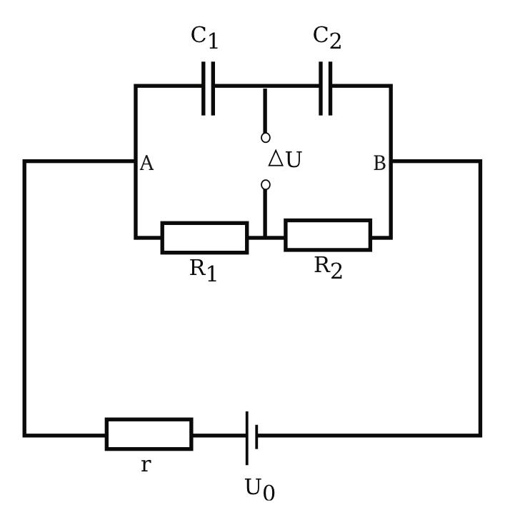Solved A circuit consisting of two resistors and two | Chegg.com