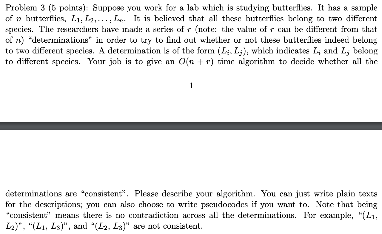 Solved Problem 3 (5 points): Suppose you work for a lab | Chegg.com