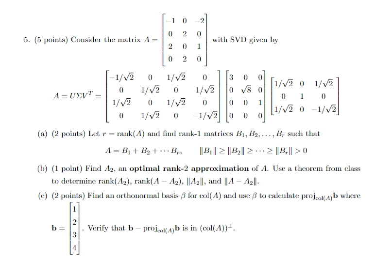 Solved Math Question 5 for (a), (b), (c). I want to know how | Chegg.com