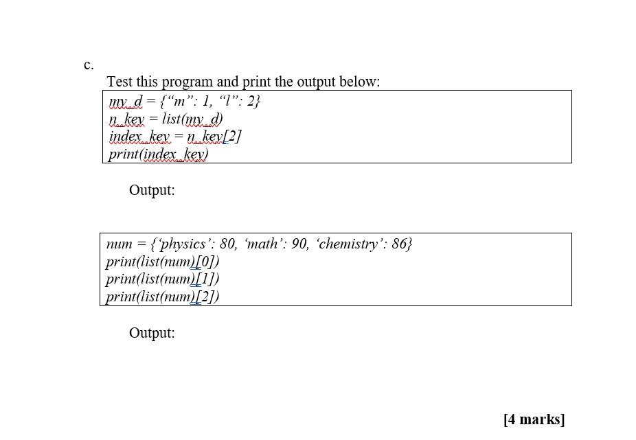 Solved a. Write a python program for given an array N1= | Chegg.com